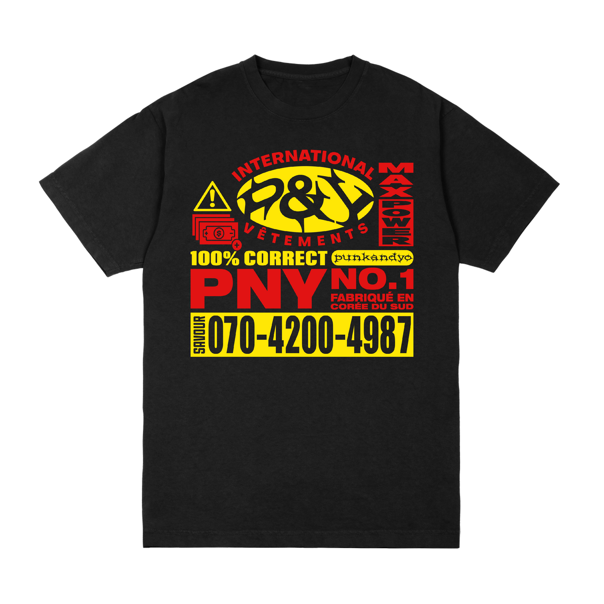 MAX POWER SHIRT BLACK – PUNKANDYO